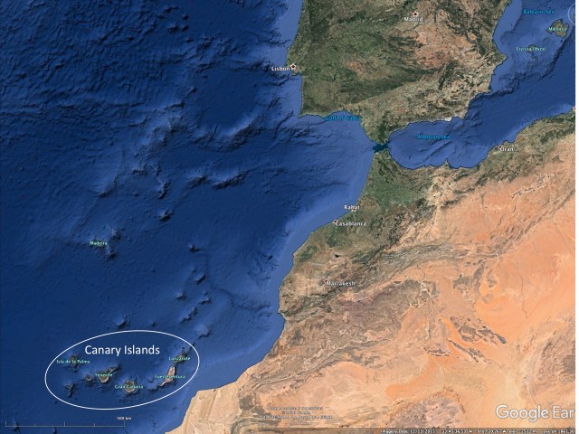 Geography of the Canary Islands – THE NATURALIST'S TRAVEL PAGE