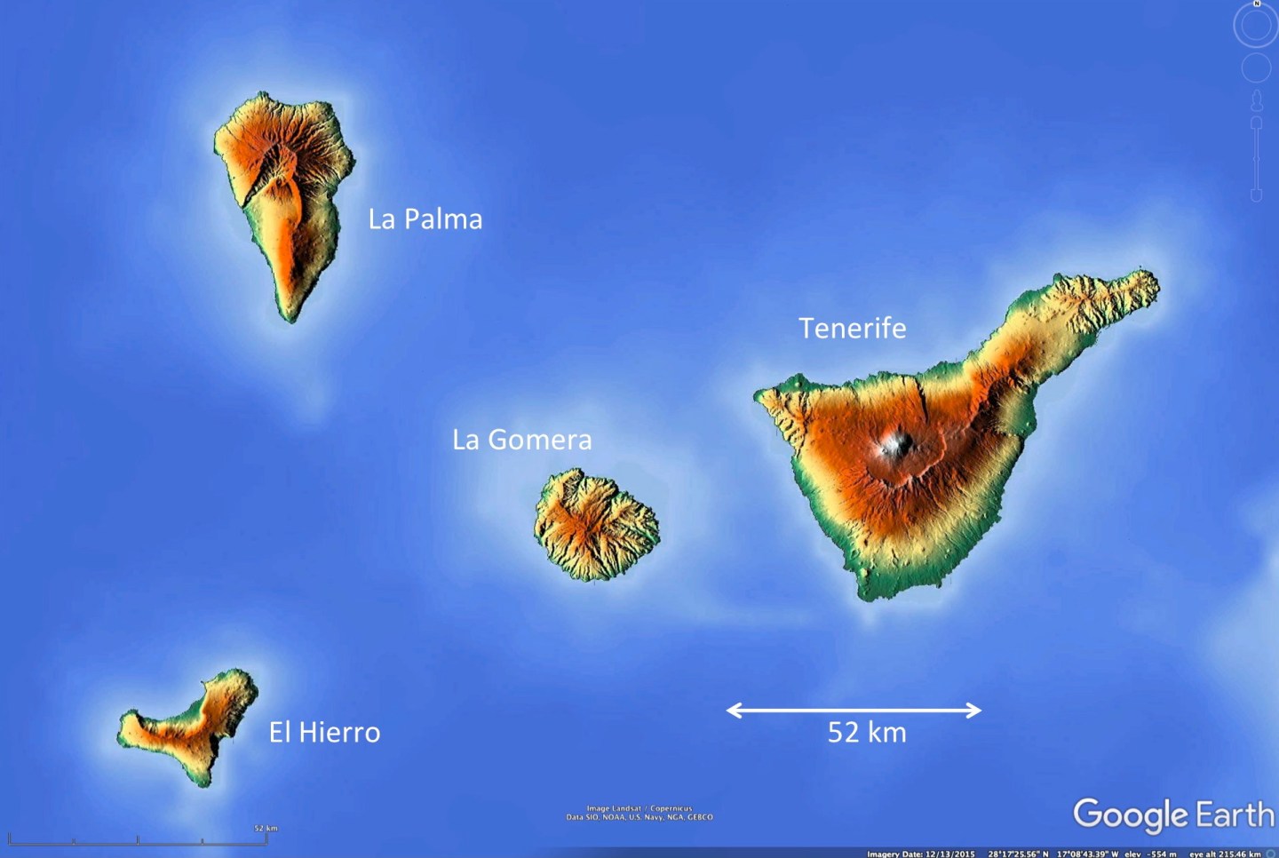 Geography of the Canary Islands – THE NATURALIST'S TRAVEL PAGE